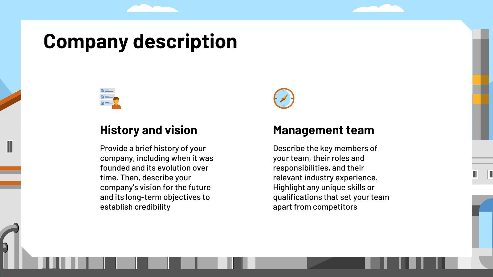 Industrial Factories Business Plan | Google Slides & PPT