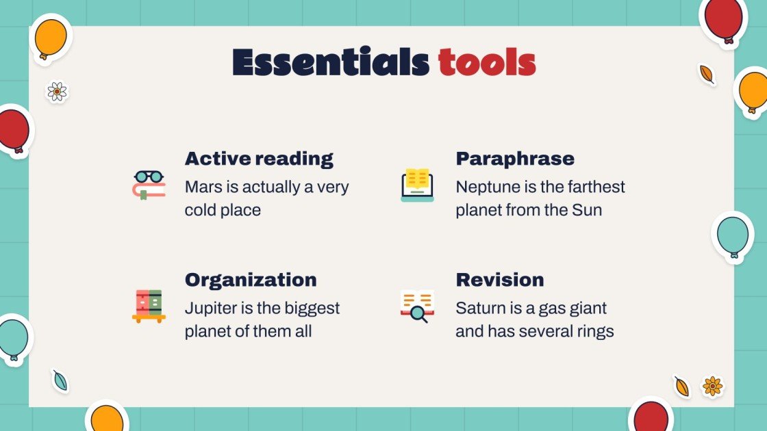 Step by Step to Make a Summary Workshop | Google Slides