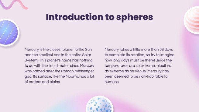 Math Subject for Elementary: Sphere | Google Slides & PPT