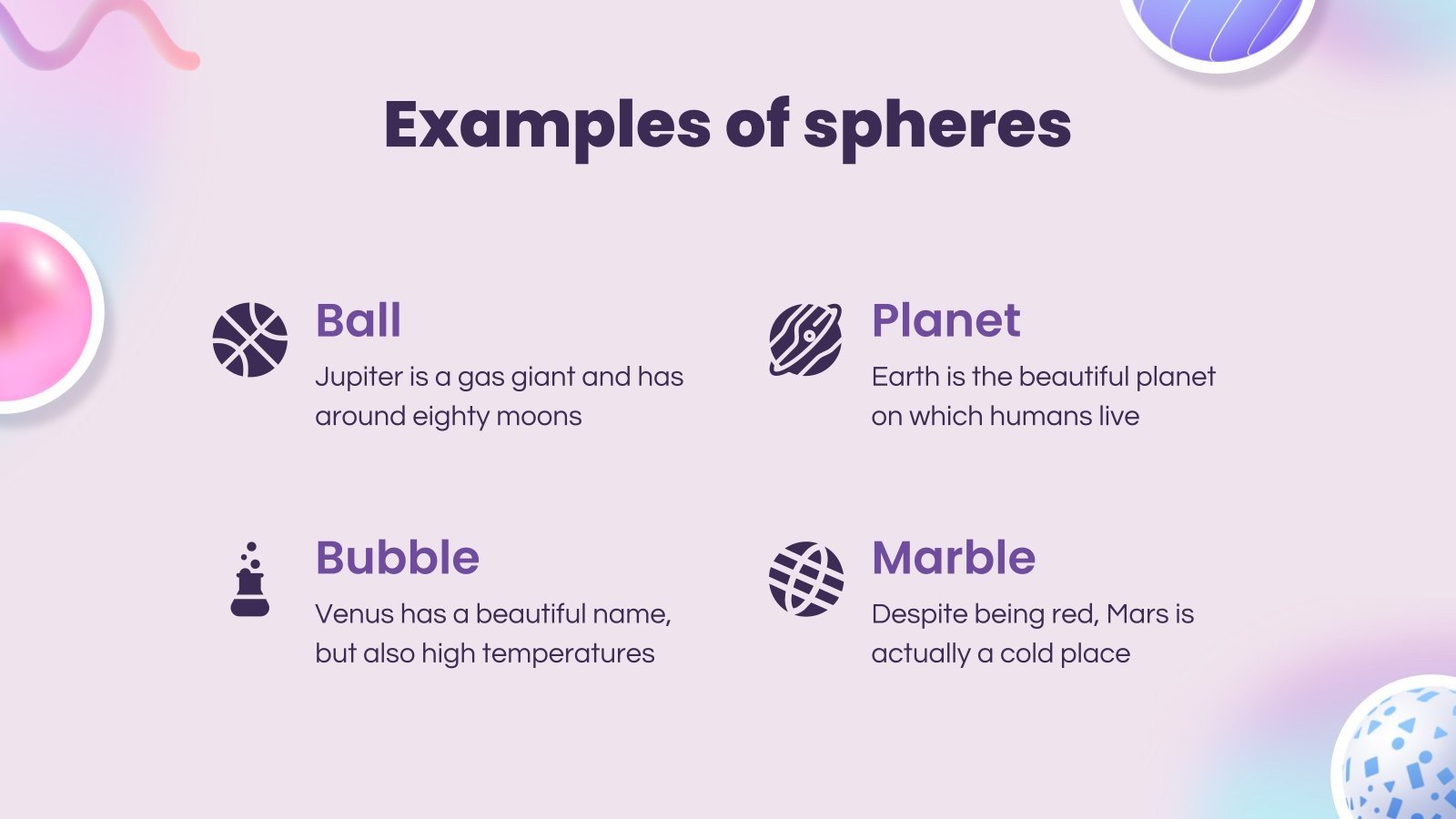 Math Subject for Elementary: Sphere | Google Slides & PPT