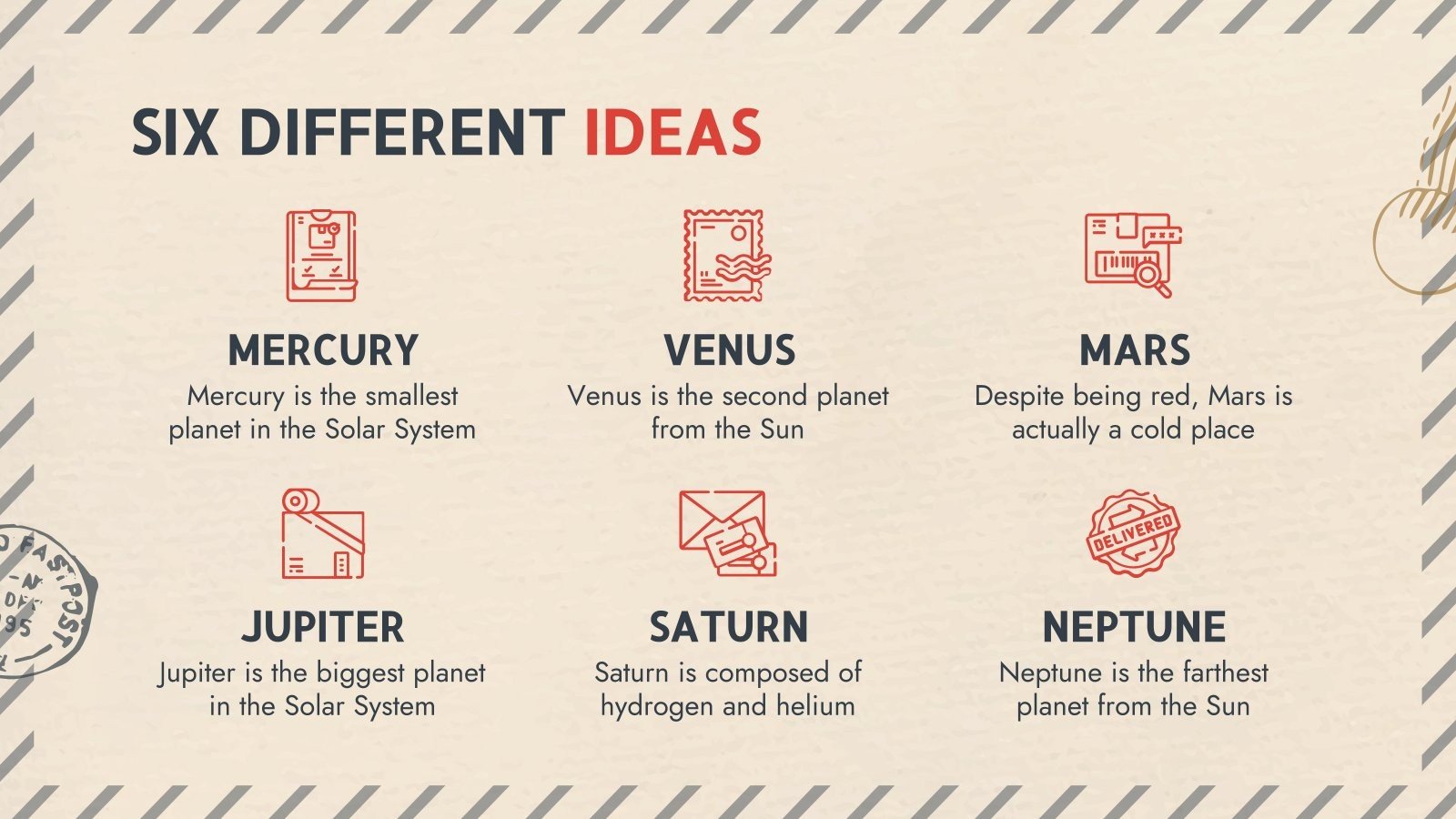스탬프 전통 메일링 미니테마 | Google Slides and PPT