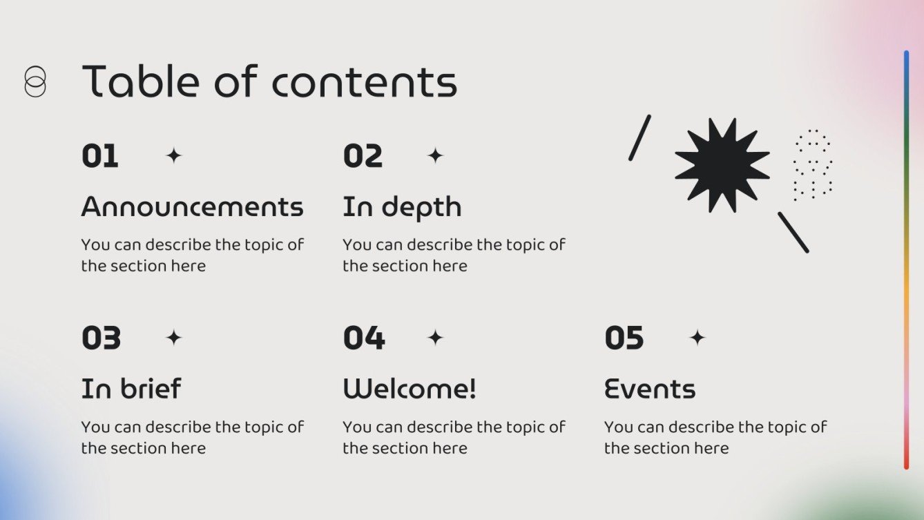 Contemporary Art Museum Newsletter | Google Slides & PPT