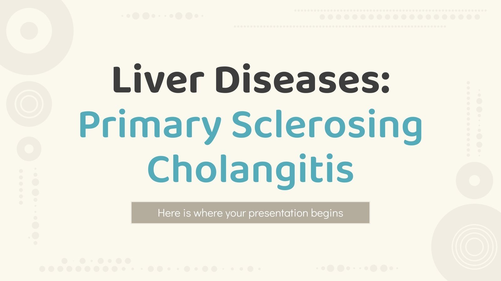 Free Google Slides themes and PowerPoint templates on the liver