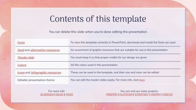 Watercolor Sunset Sky Portfolio | Google Slides & PPT