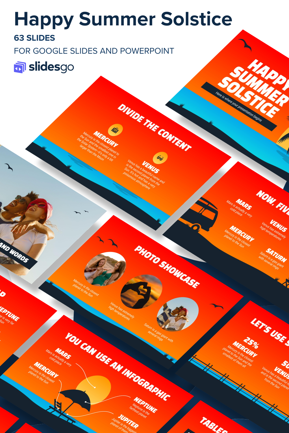 Happy Summer Solstice | Google Slides & PowerPoint