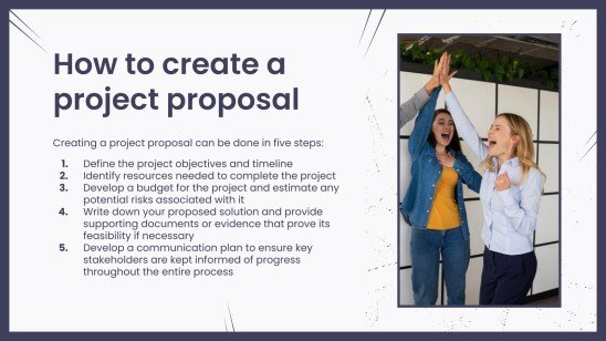 Comic Festival Project Proposal | Google Slides & PPT