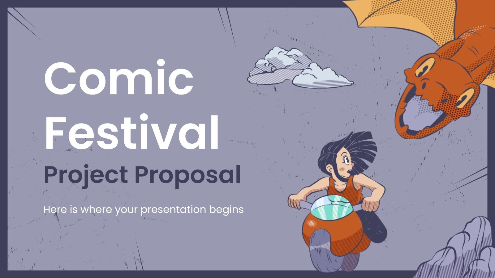 Plantillas gratis sobre cómics para Google Slides y PowerPoint