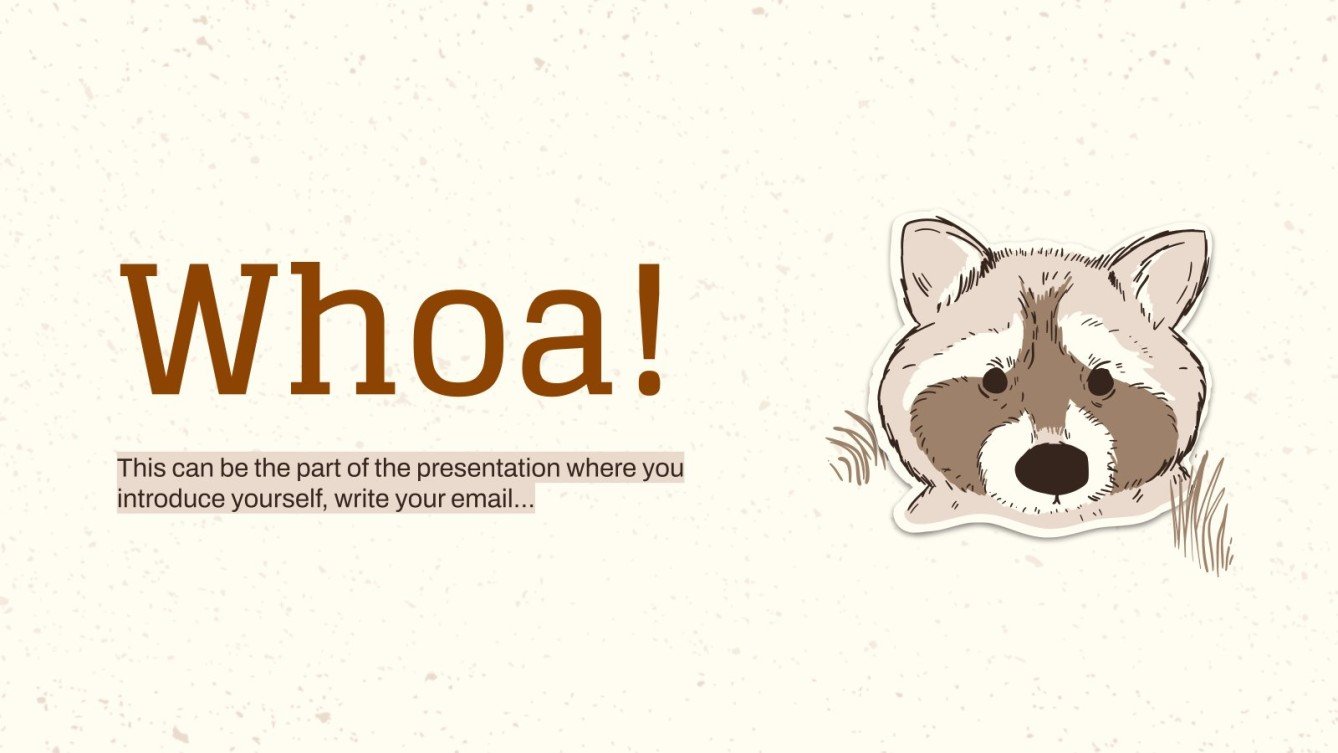 Facts About Raccoons | Google Slides & PowerPoint