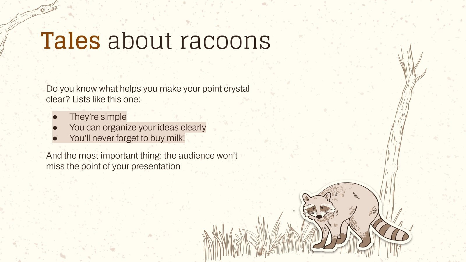 Facts About Raccoons | Google Slides & PowerPoint