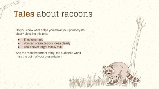 Facts About Raccoons | Google Slides & PowerPoint