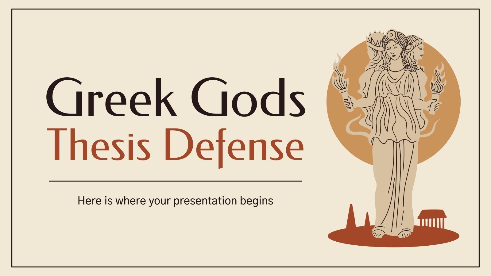 Free templates for Google Slides and PPT about mythology