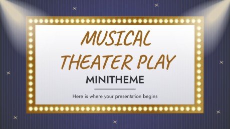 Free templates about theater for Google Slides and PowerPoint
