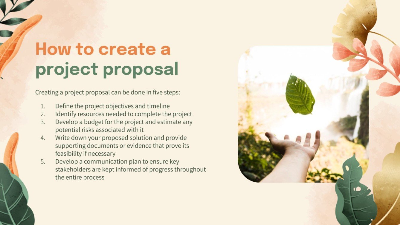 Environmental Conservation Project Proposal | Google Slides