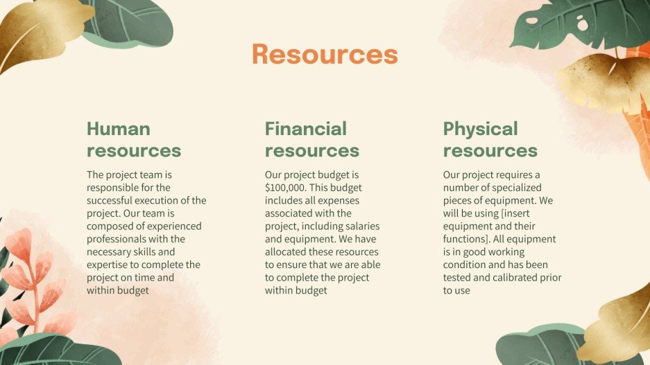 Environmental Conservation Project Proposal | Google Slides