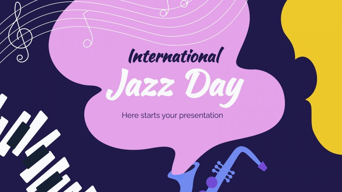 Free Jazz-related Google Slides and PowerPoint Templates