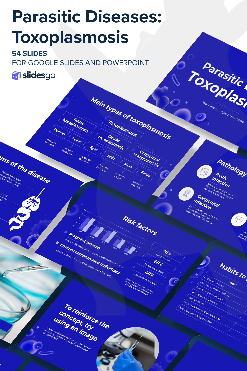 Parasitic Diseases: Toxoplasmosis | Google Slides & PPT