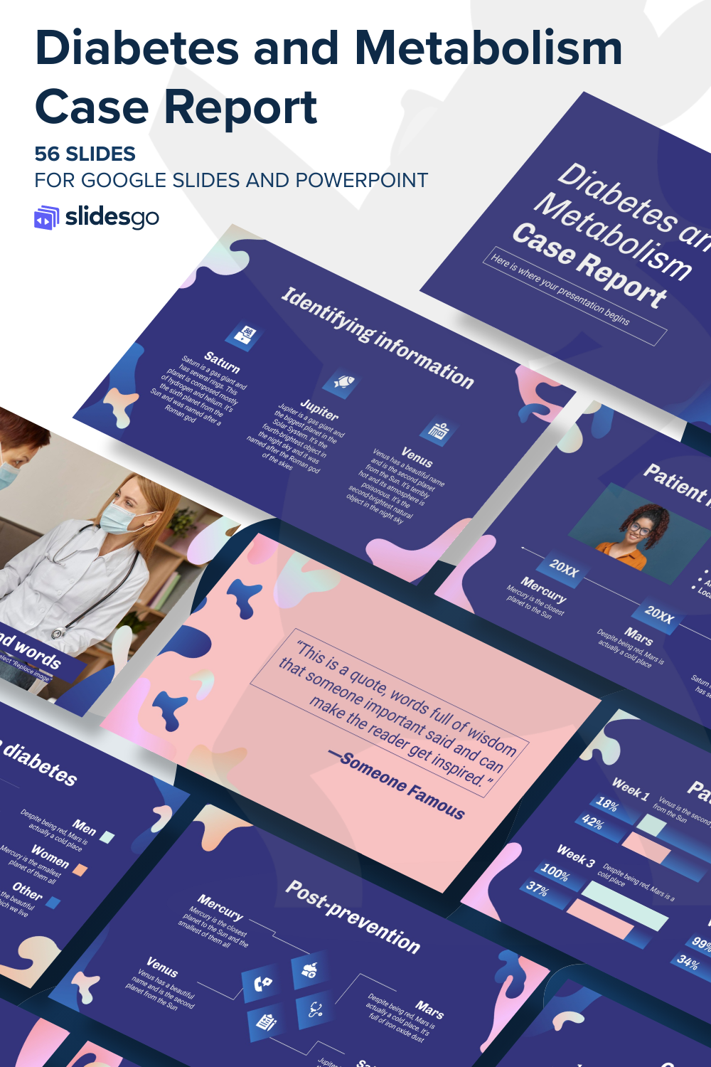 Diabetes and Metabolism Case Report | Google Slides & PPT