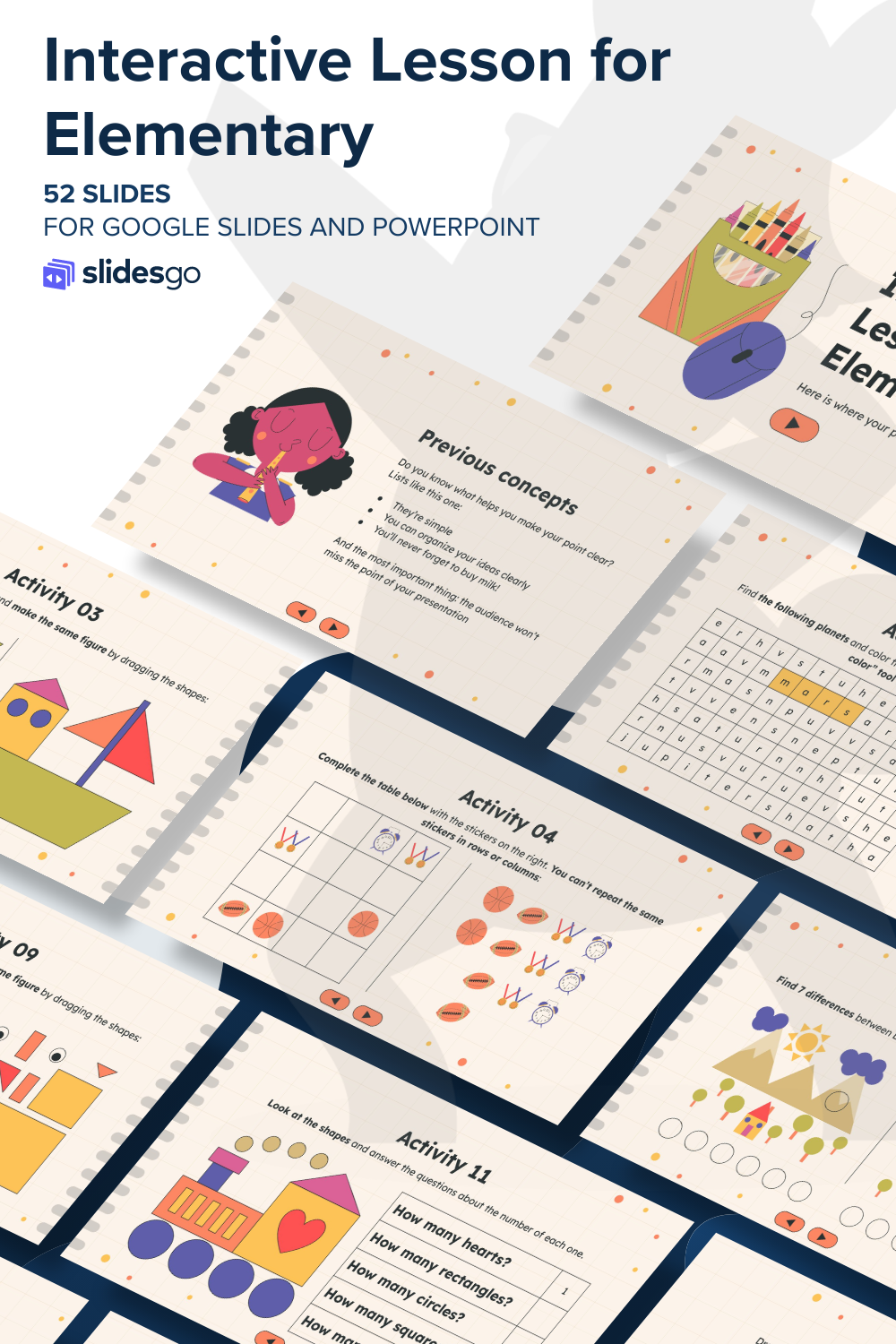 Interactive Lesson for Elementary | Google Slides & PPT