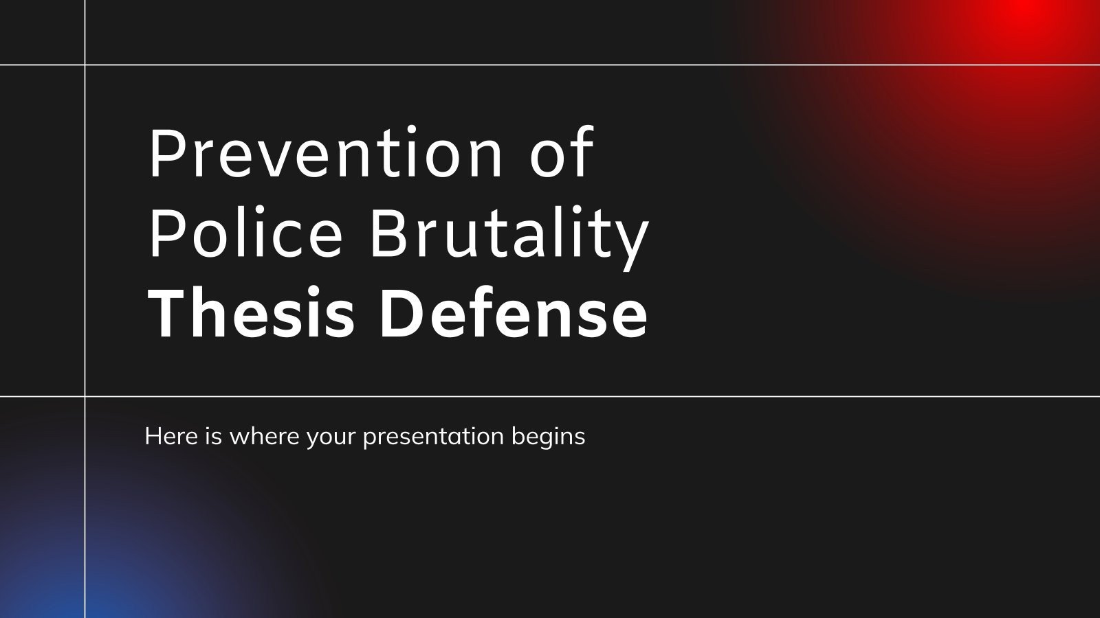 Free Google Slides and PowerPoint Templates on Police