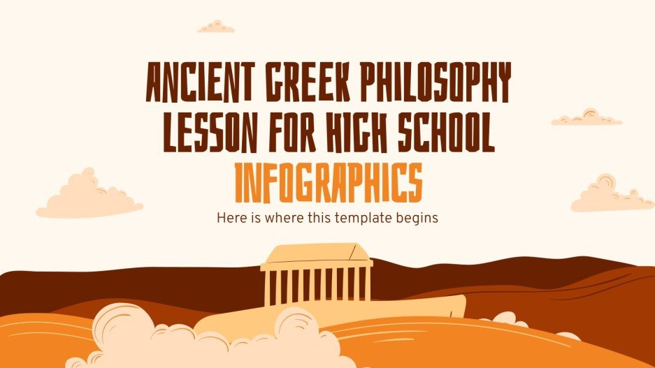 Ancient Greek Philosophy Lesson for High School Infographics