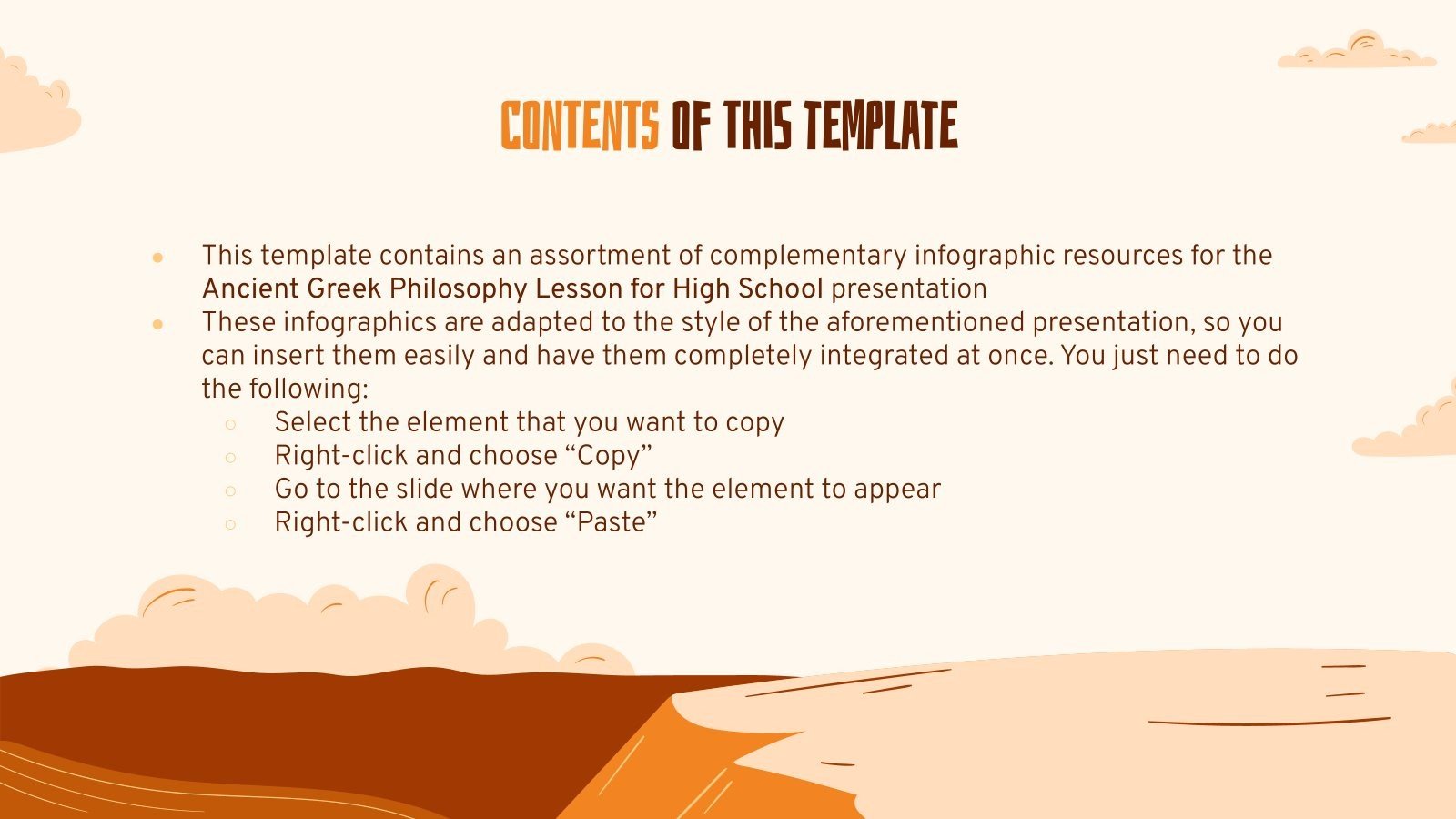 Ancient Greek Philosophy Lesson for High School Infographics