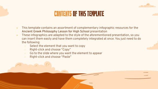 Ancient Greek Philosophy Lesson for High School Infographics