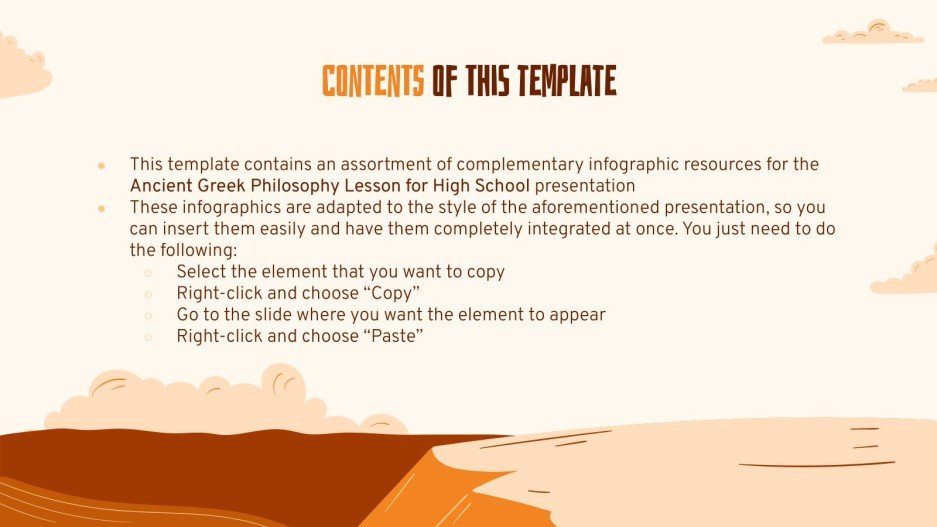 Ancient Greek Philosophy Lesson for High School Infographics