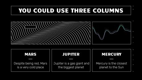 New Wave Dark & Linear Slides | Google Slides & PPT template