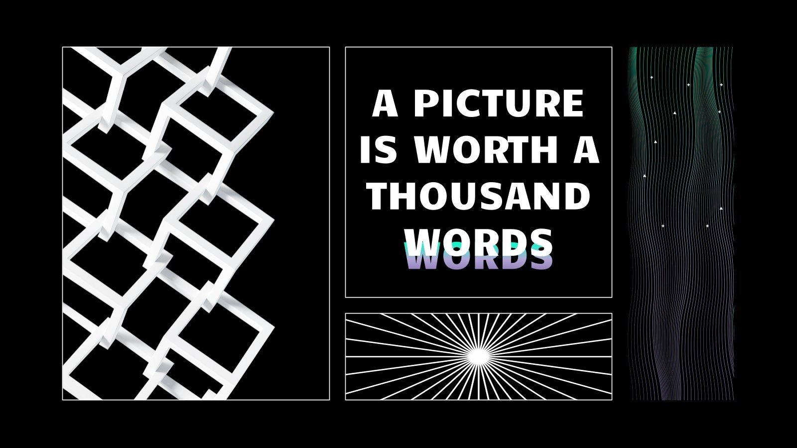 New Wave Dark & Linear Slides | Google Slides & PPT template