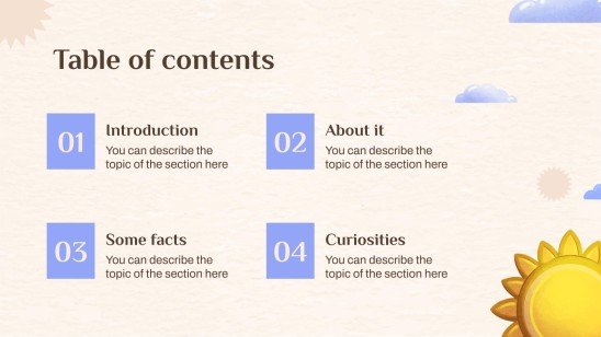 Minithème : l'heure d'été | Google Slides et PowerPoint