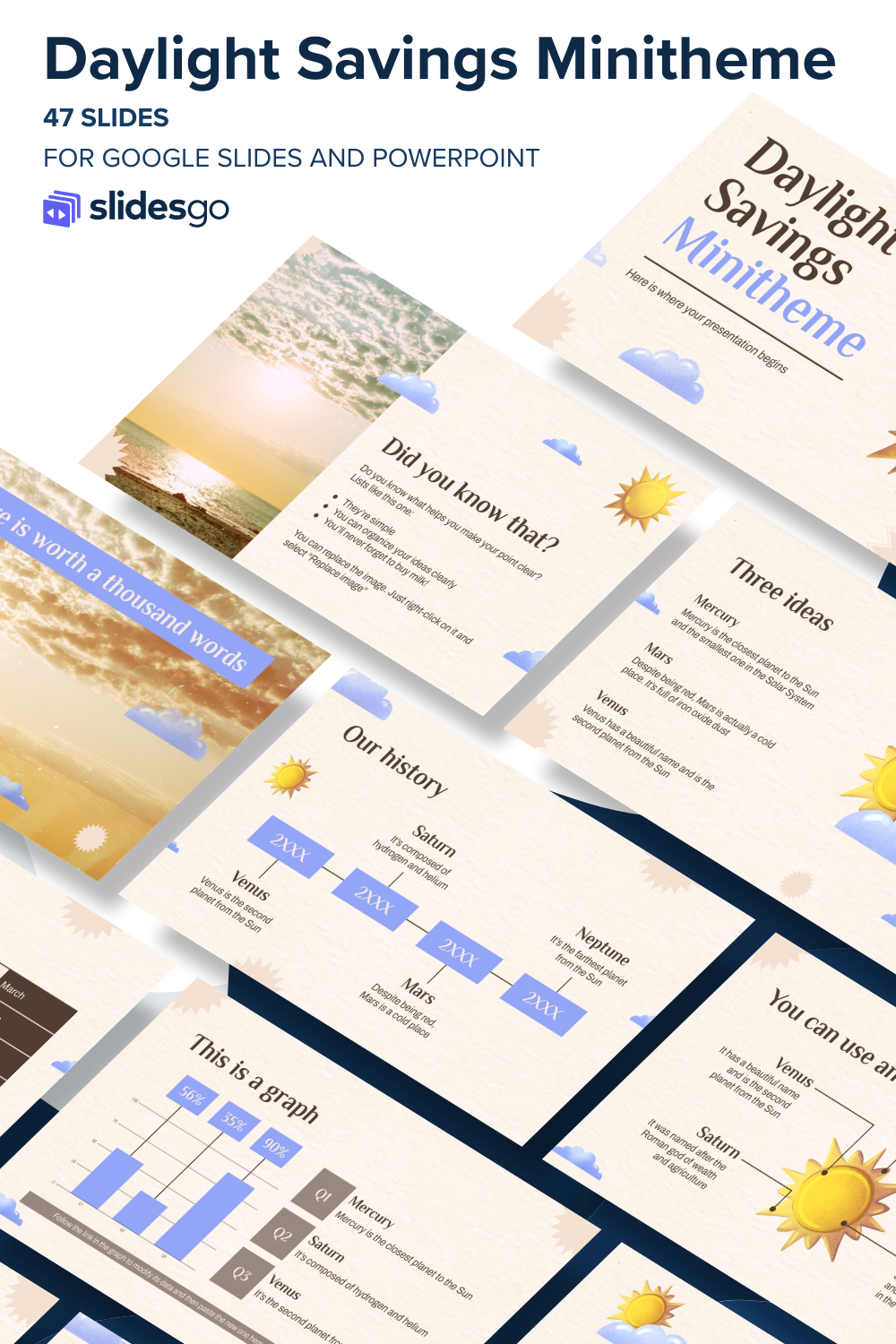 Daylight Savings Minitheme | Google Slides & PowerPoint