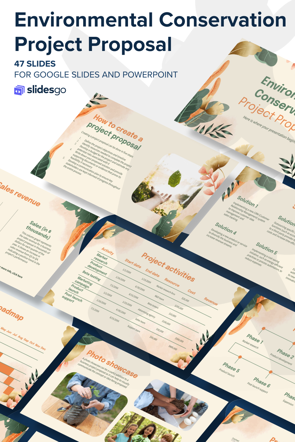 Environmental Conservation Project Proposal | Google Slides