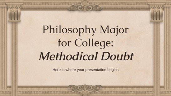 Philosophy Major for College: Methodical Doubt