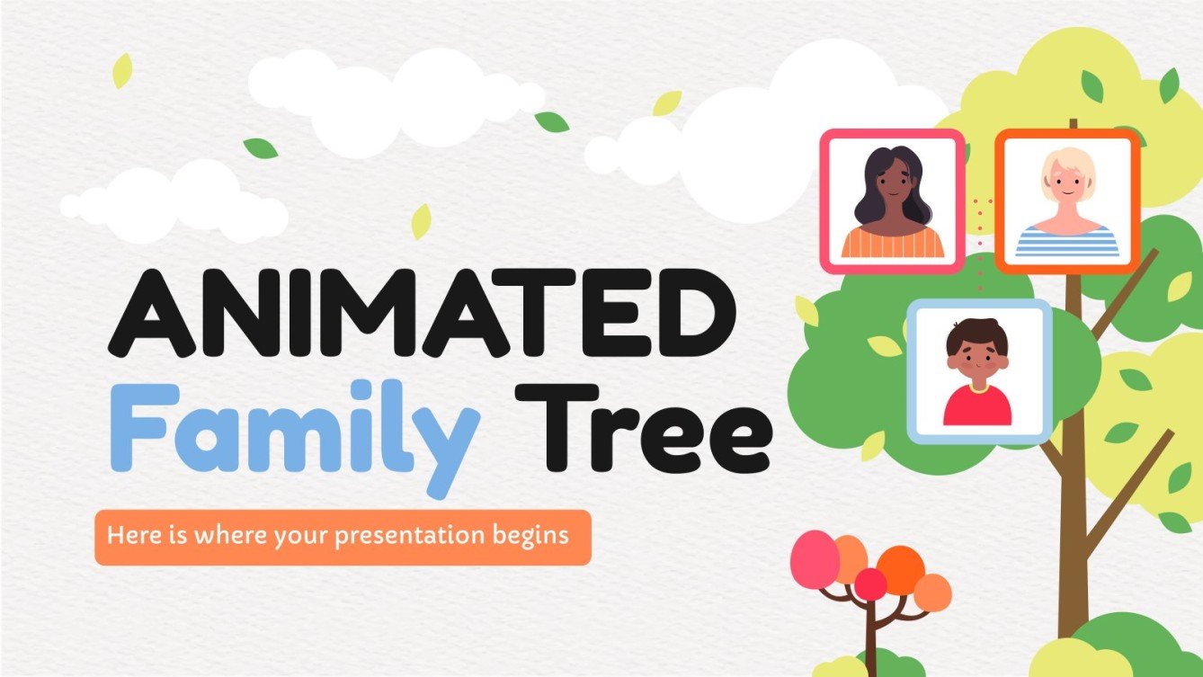Animated Family Tree | Google Slides & PowerPoint