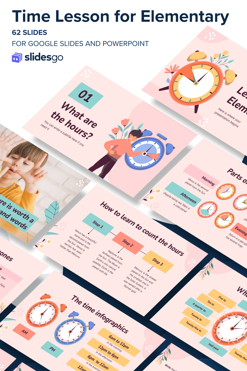 Time Lesson for Elementary | Google Slides & PPT