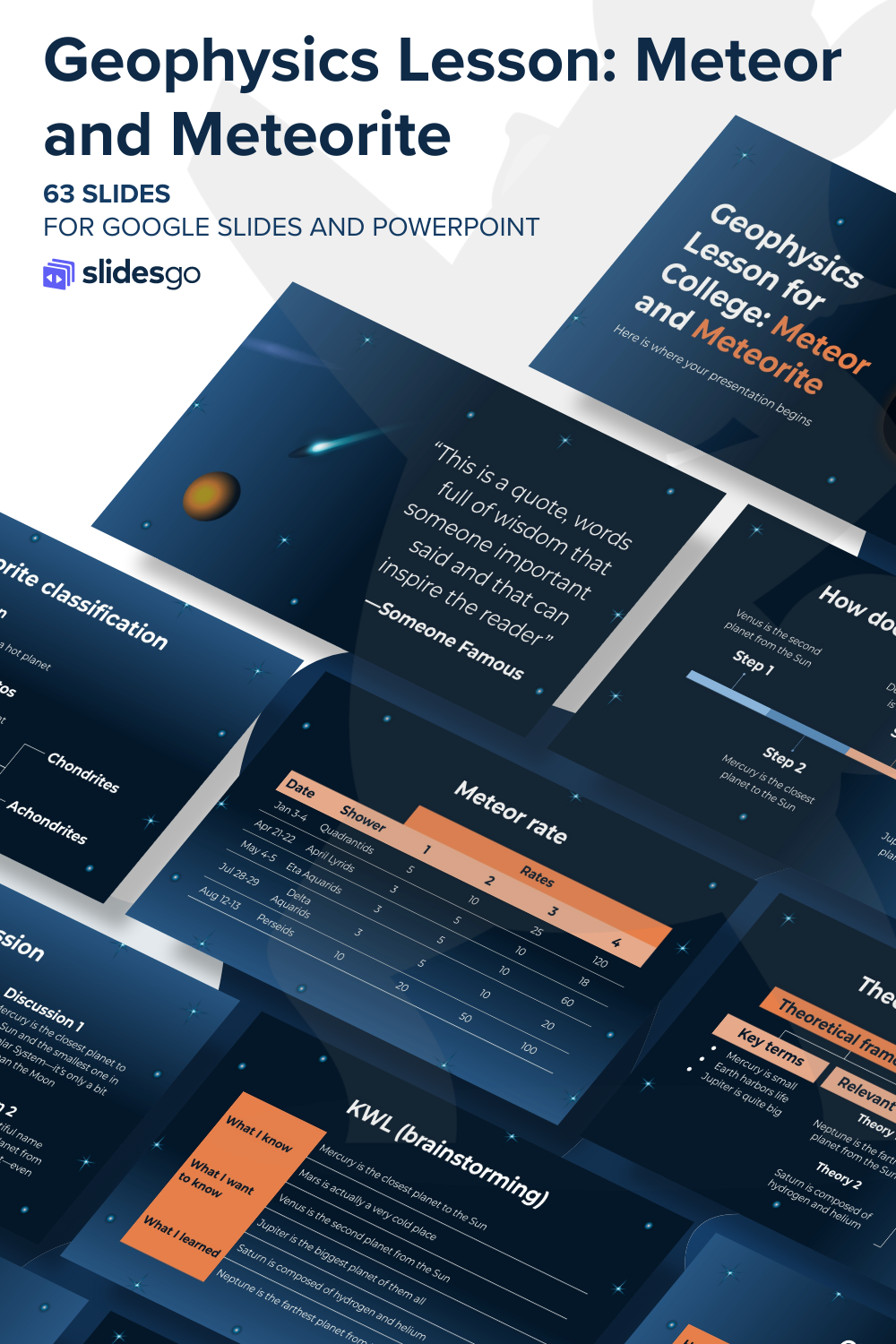 Geophysics Lesson for College: Meteor and Meteorite