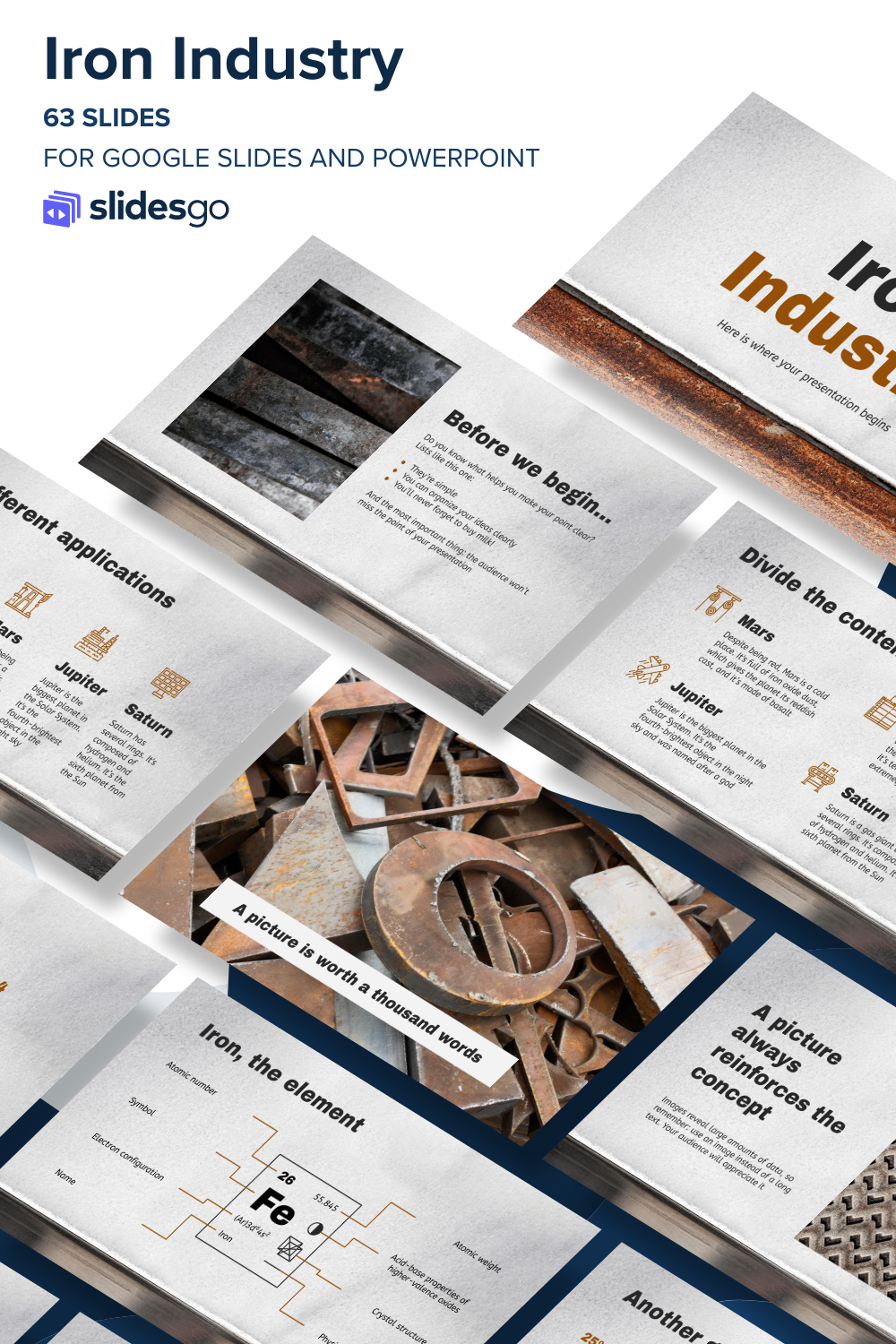 Iron Industry | Google Slides & PowerPoint template