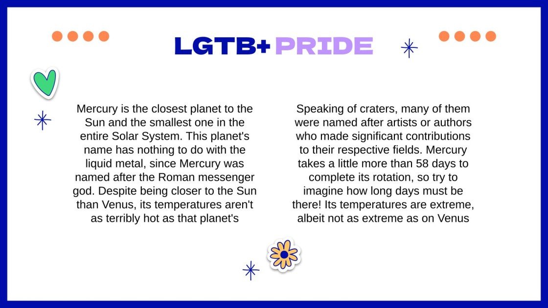 LGBT+ Pride Day Festival | Google Slides & PowerPoint