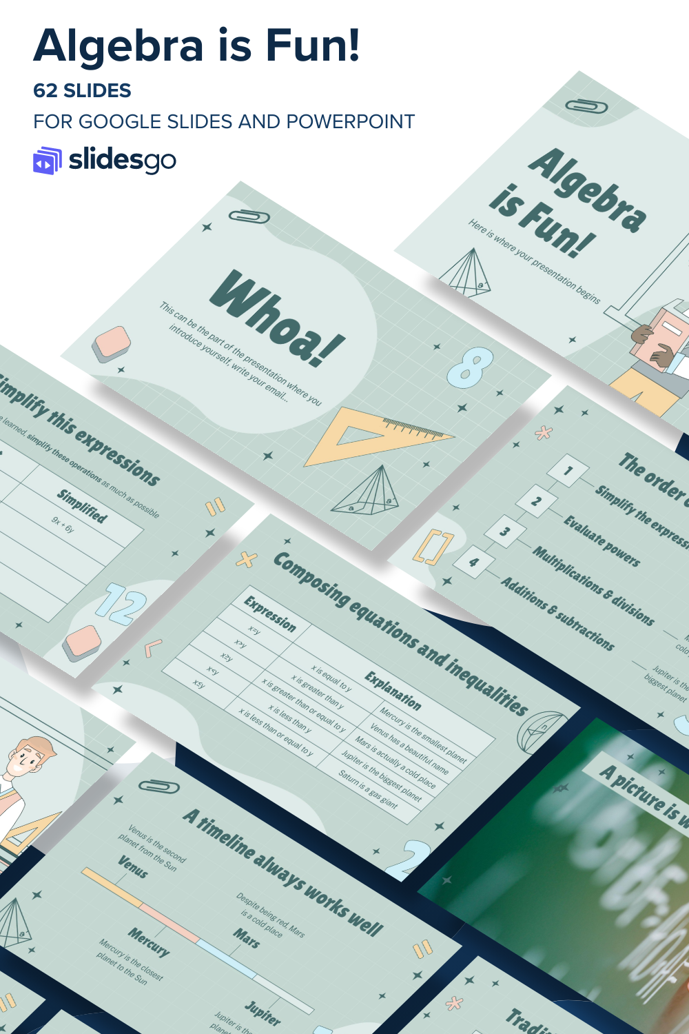 Algebra is Fun! | Google Slides & PowerPoint