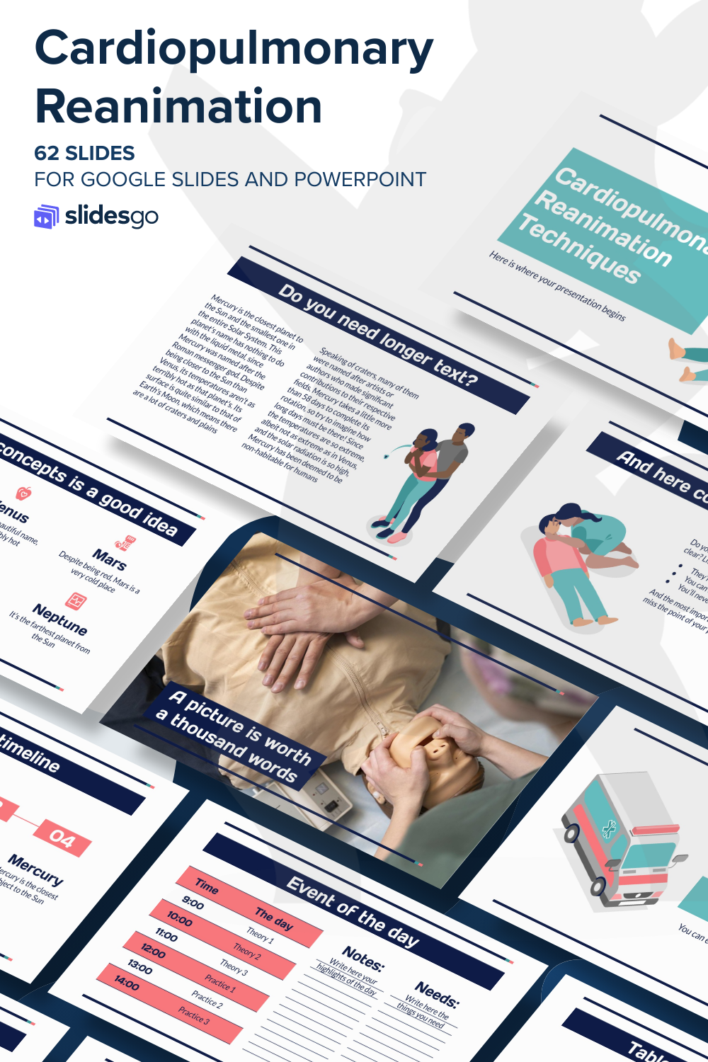 Cardiopulmonary Reanimation Techniques | Google Slides & PPT