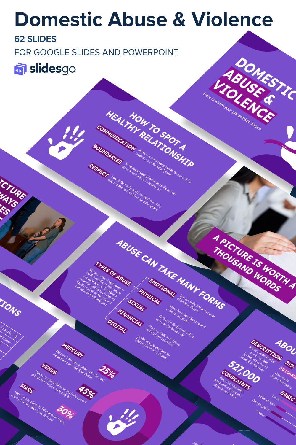 Domestic Abuse and Violence | Google Slides & PowerPoint