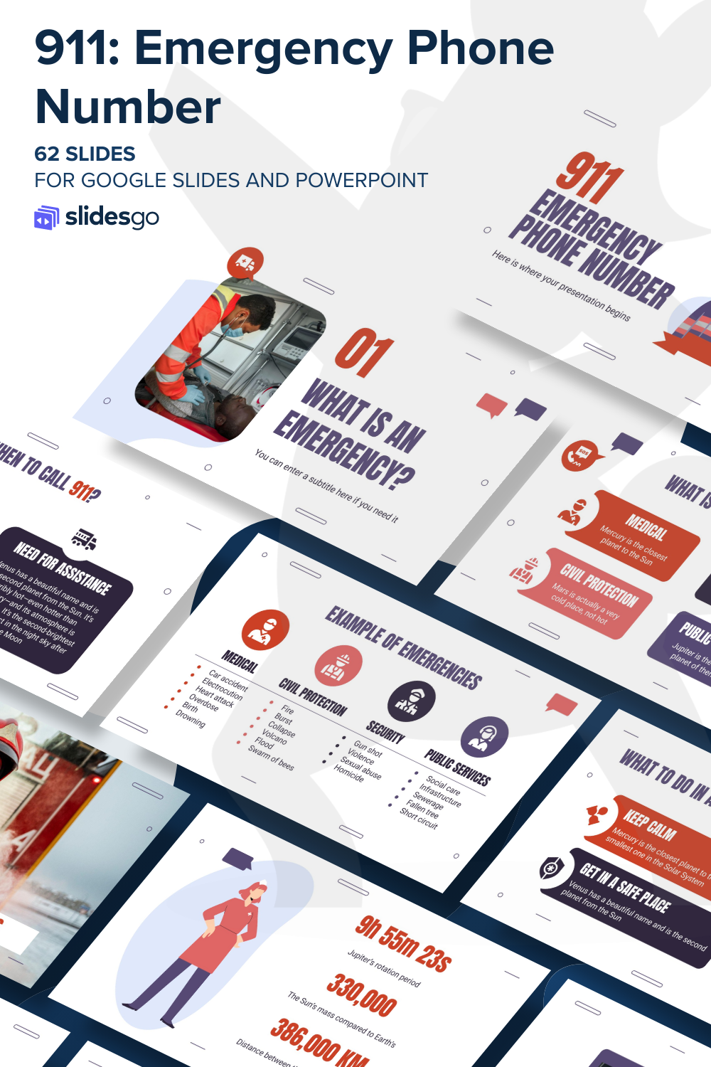 911: Emergency Phone Number | Google Slides & PPT