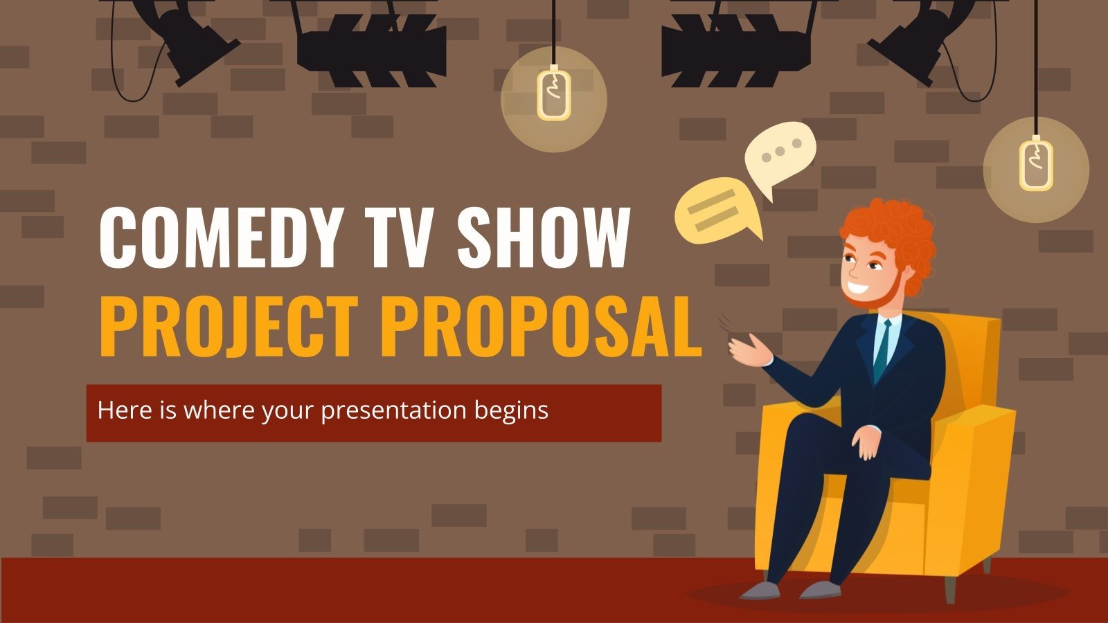 Comedy TV Show Project Proposal | Google Slides & PPT