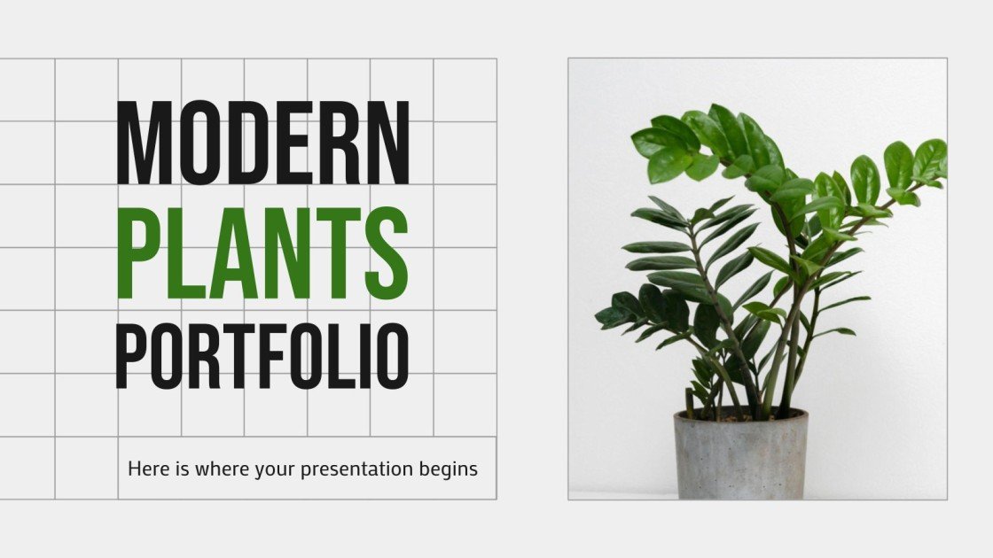 Plantillas gratis sobre plantas para Google Slides y PowerPoint