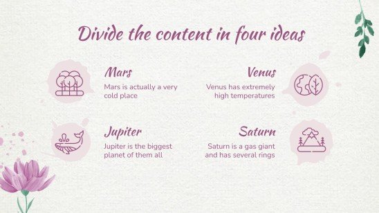 Soft Floral Watercolor Theme | Google Slides & PowerPoint