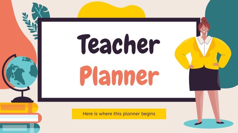 Teacher Planner | Google Slides & PowerPoint template
