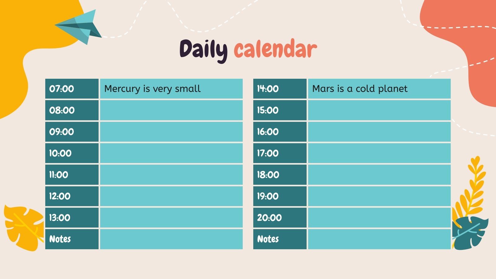 Teacher Planner | Google Slides & PowerPoint template