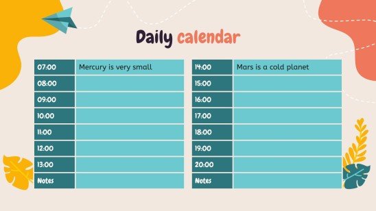 Teacher Planner | Google Slides & PowerPoint template