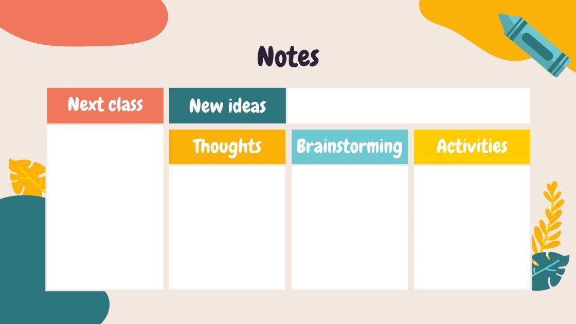 Teacher Planner | Google Slides & PowerPoint template