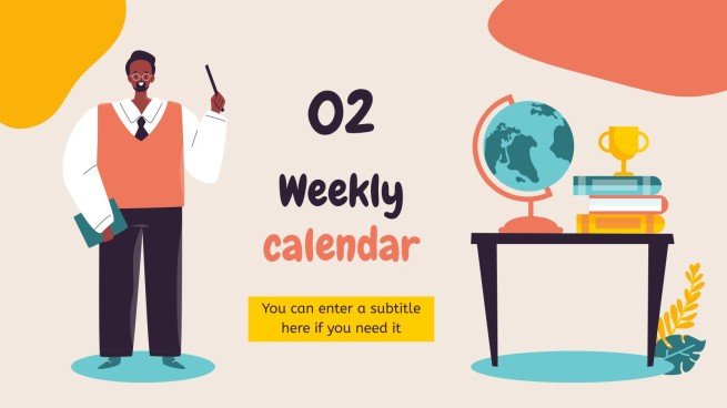 Teacher Planner | Google Slides & PowerPoint template